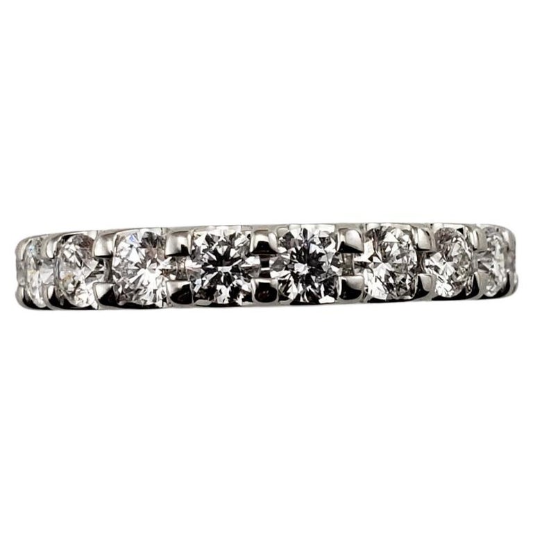 Platinum Diamond Eternity Band Ring at 1stDibs