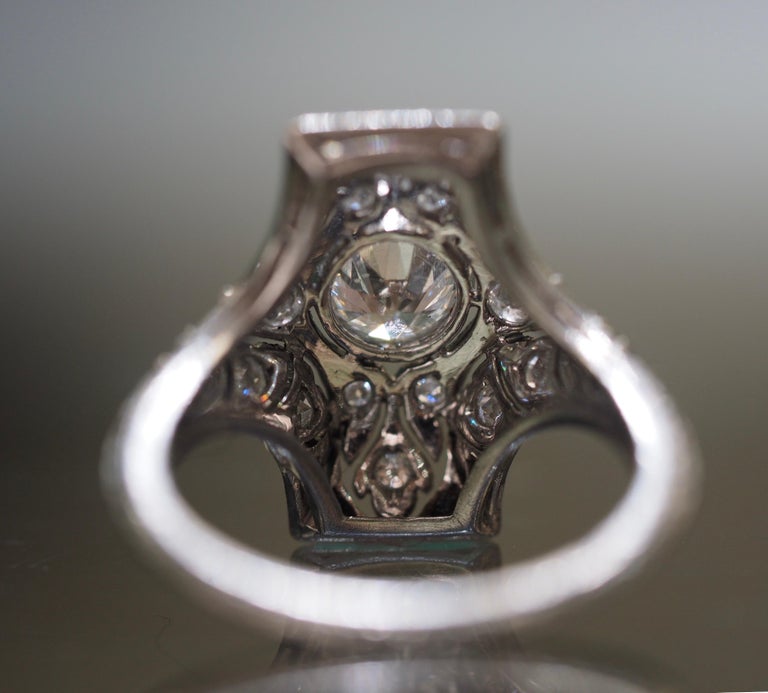 Platinum Edwardian Diamond Filigree Ring, circa Late 1800s at 1stDibs ...