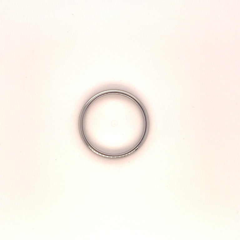 Platinum Wedding band, Medium Gauge Band, 3mm wide Handcrafted in ...