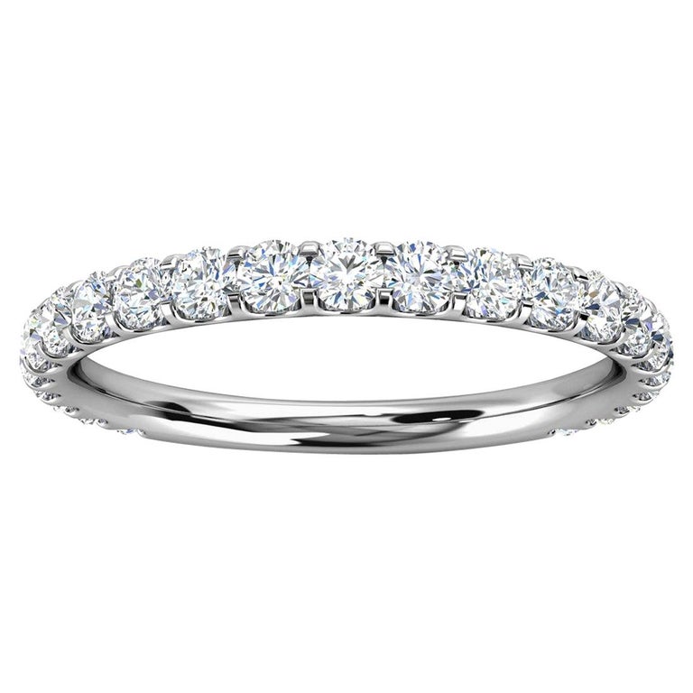 Customizable Platinum Micro-Prong Diamond Ring '1/2 Ct. Tw' For Sale at ...