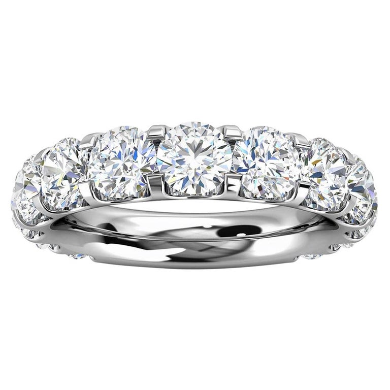 Customizable Platinum Micro-Prong Diamond Ring '3 Ct. Tw' For Sale at ...