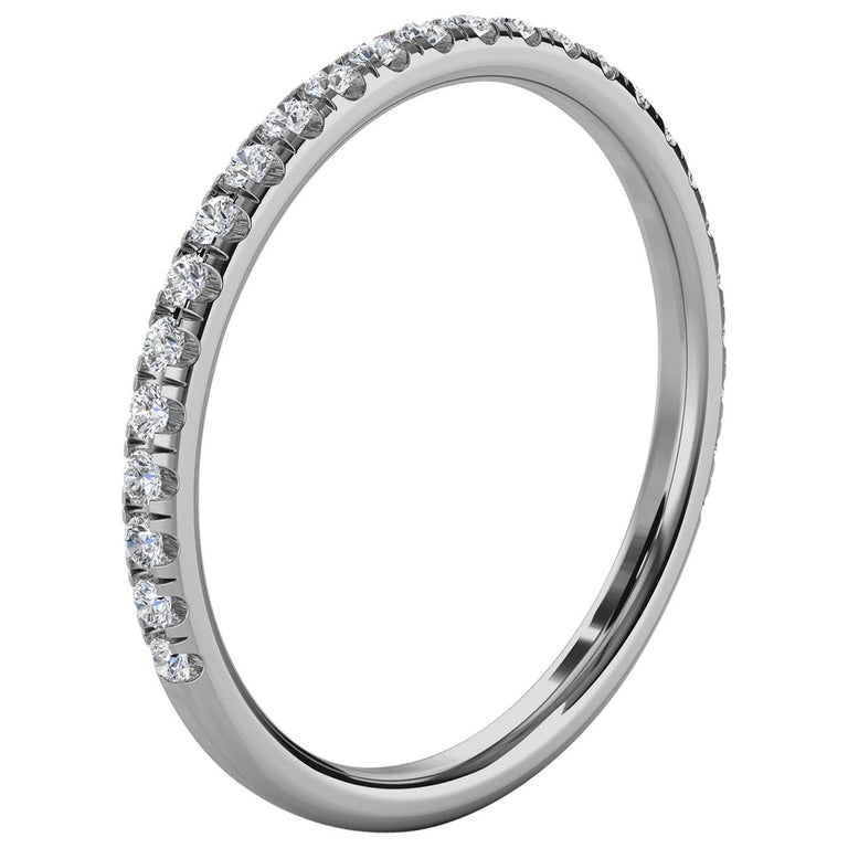 Platinum Monro Delicate Micro-Prong Diamond Ring '1/5 Ct. Tw' For Sale ...