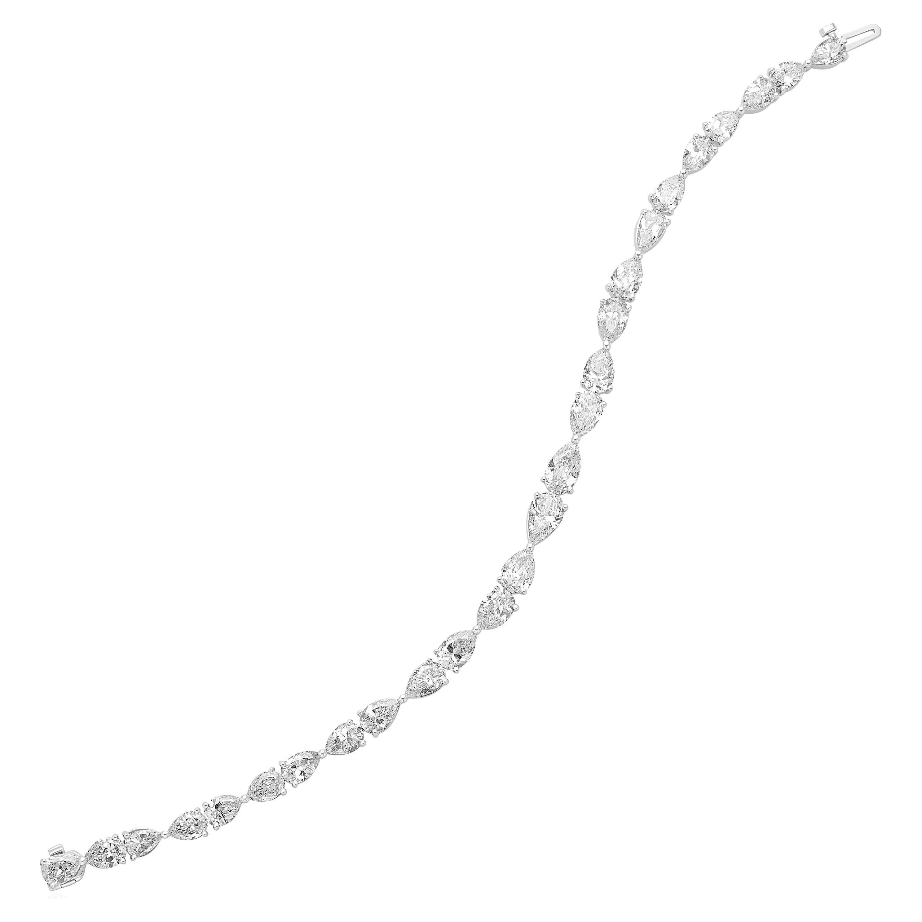 Diamond Heart Shape Bracelet at 1stDibs | heart shaped bracelet