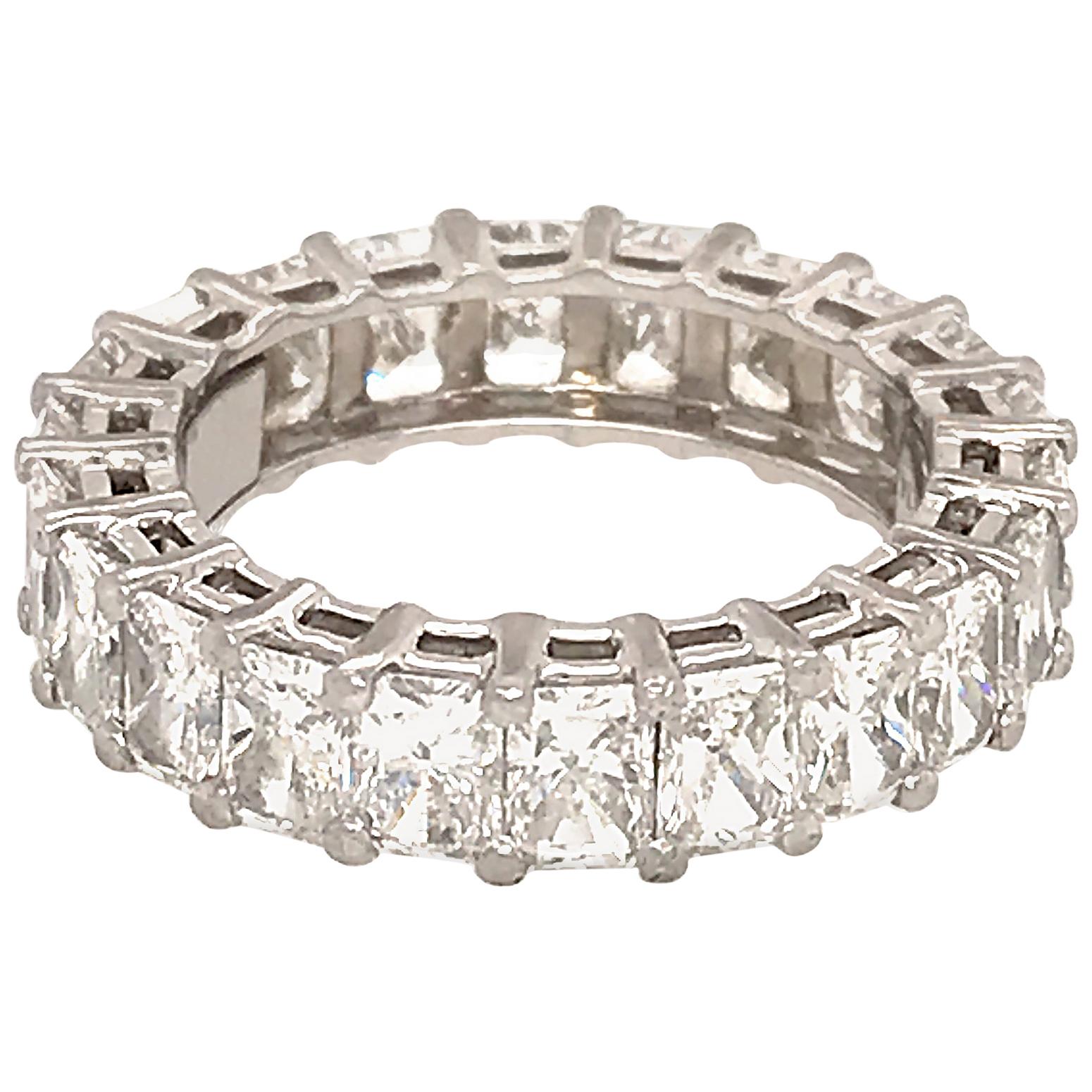 Radiant Cut Diamond Eternity Band at 1stDibs