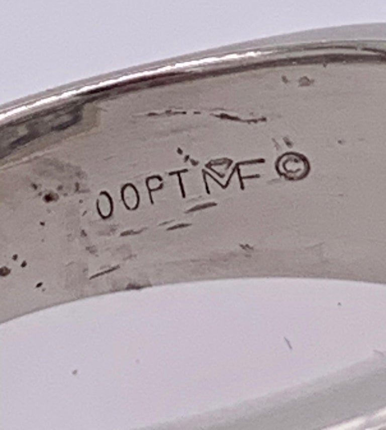 Platinum Ring Wedding Band with Three-Tier Diamond Design 2.00 TDW For ...