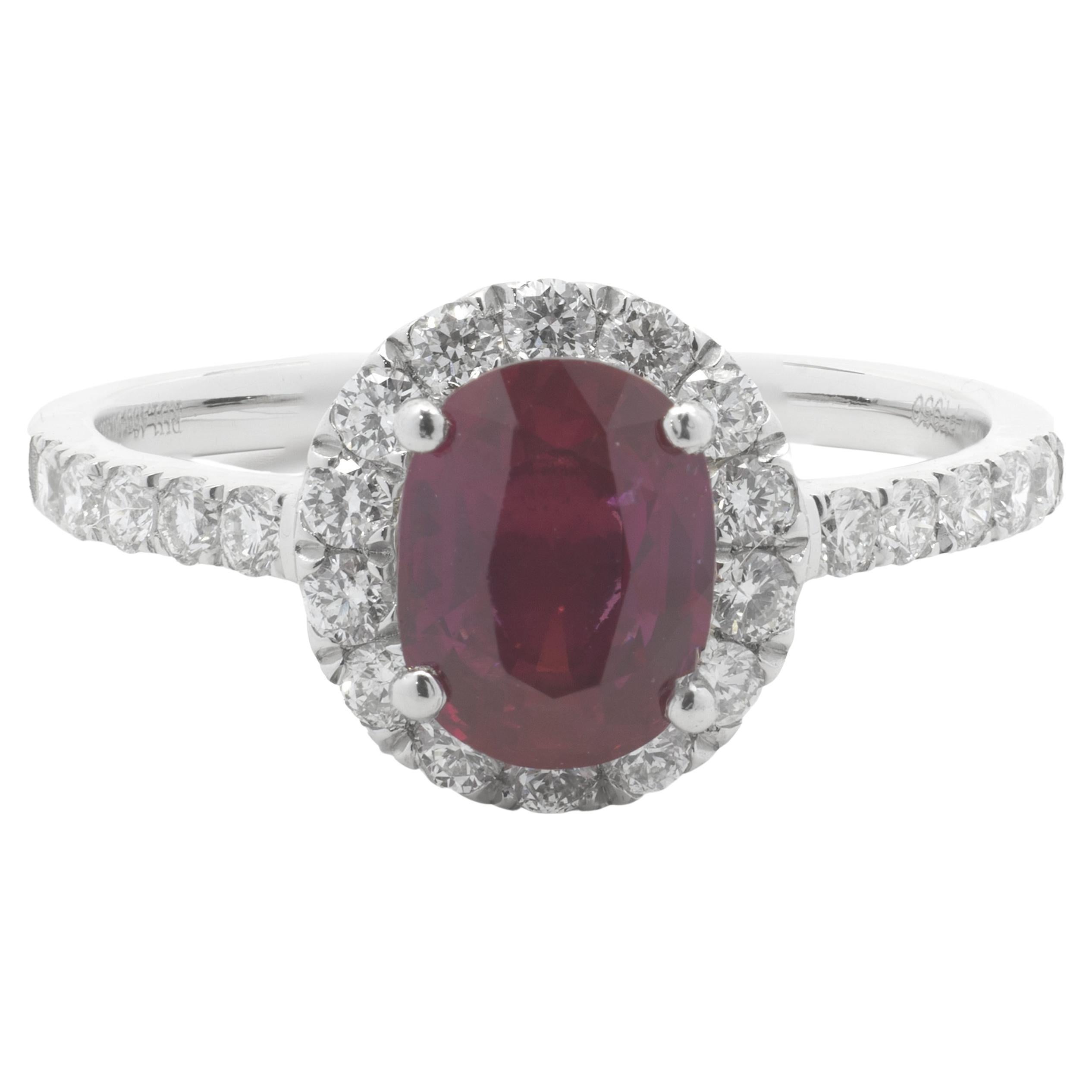 Ruby Platinum Ring For Sale at 1stDibs | platinum ruby rings