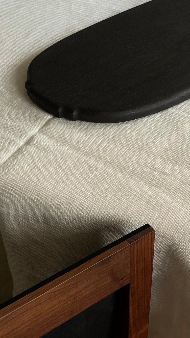 Platter, Chopping Board, Serving Platter, Ebonised Oak For Sale at 1stDibs