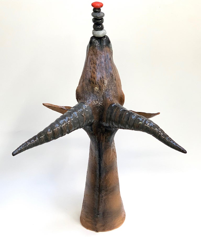 Playful Ibex, Ceramic Centerpiece, Handmade Design in Italy, 2021 For ...