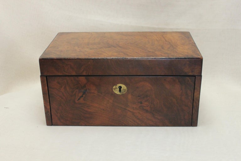 Playing Card Box Veneered in Walnut at 1stDibs