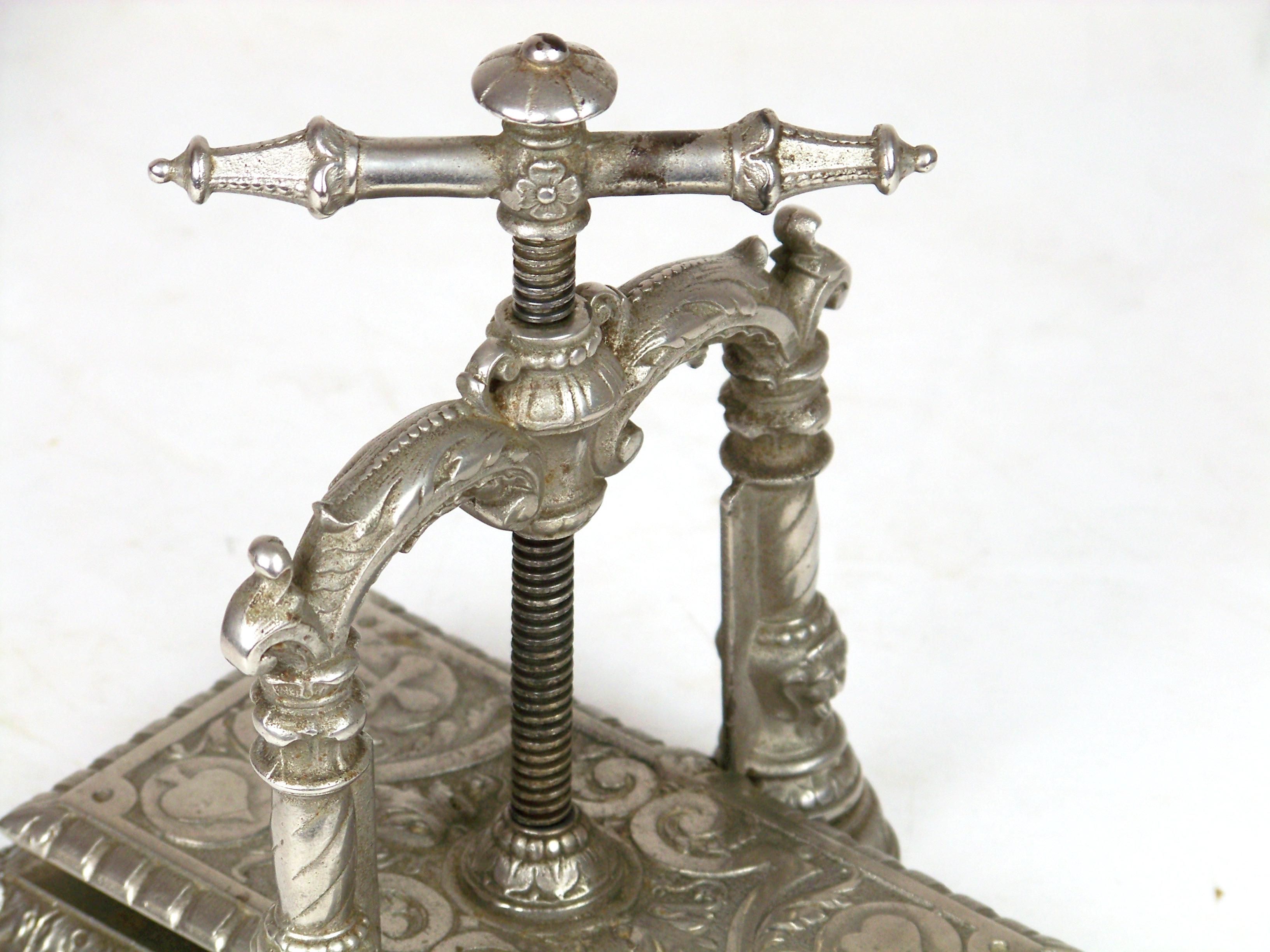 Playing Cards Press, circa 1900 For Sale at 1stDibs | playing card press