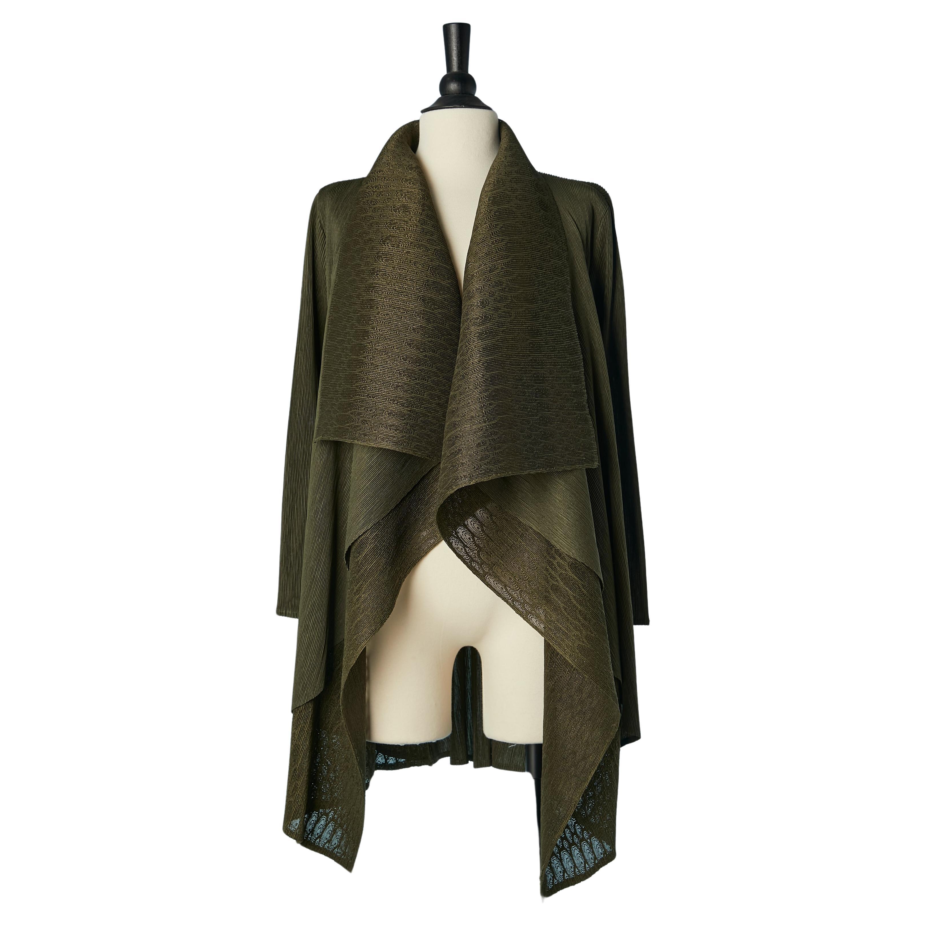 Pleated double-lays edge to edge jacket XMIXM For Sale at 1stDibs