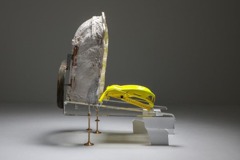 Functional art Chair "Plexi Shell Throne" by Lionel Jadot For Sale at ...