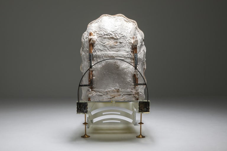Functional art Chair "Plexi Shell Throne" by Lionel Jadot For Sale at ...