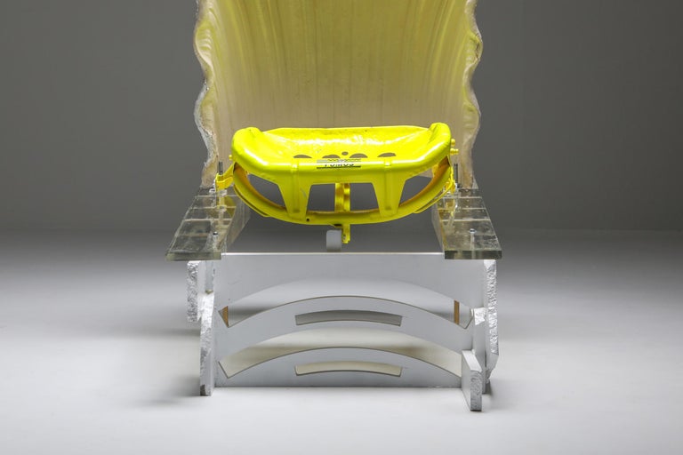 Functional art Chair "Plexi Shell Throne" by Lionel Jadot For Sale at ...