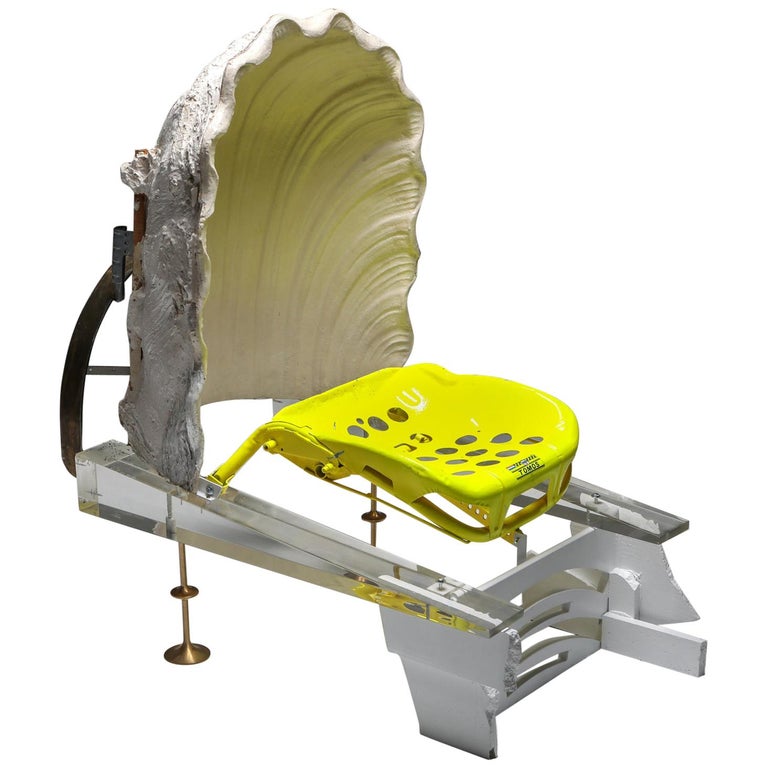 Functional art Chair "Plexi Shell Throne" by Lionel Jadot For Sale at ...
