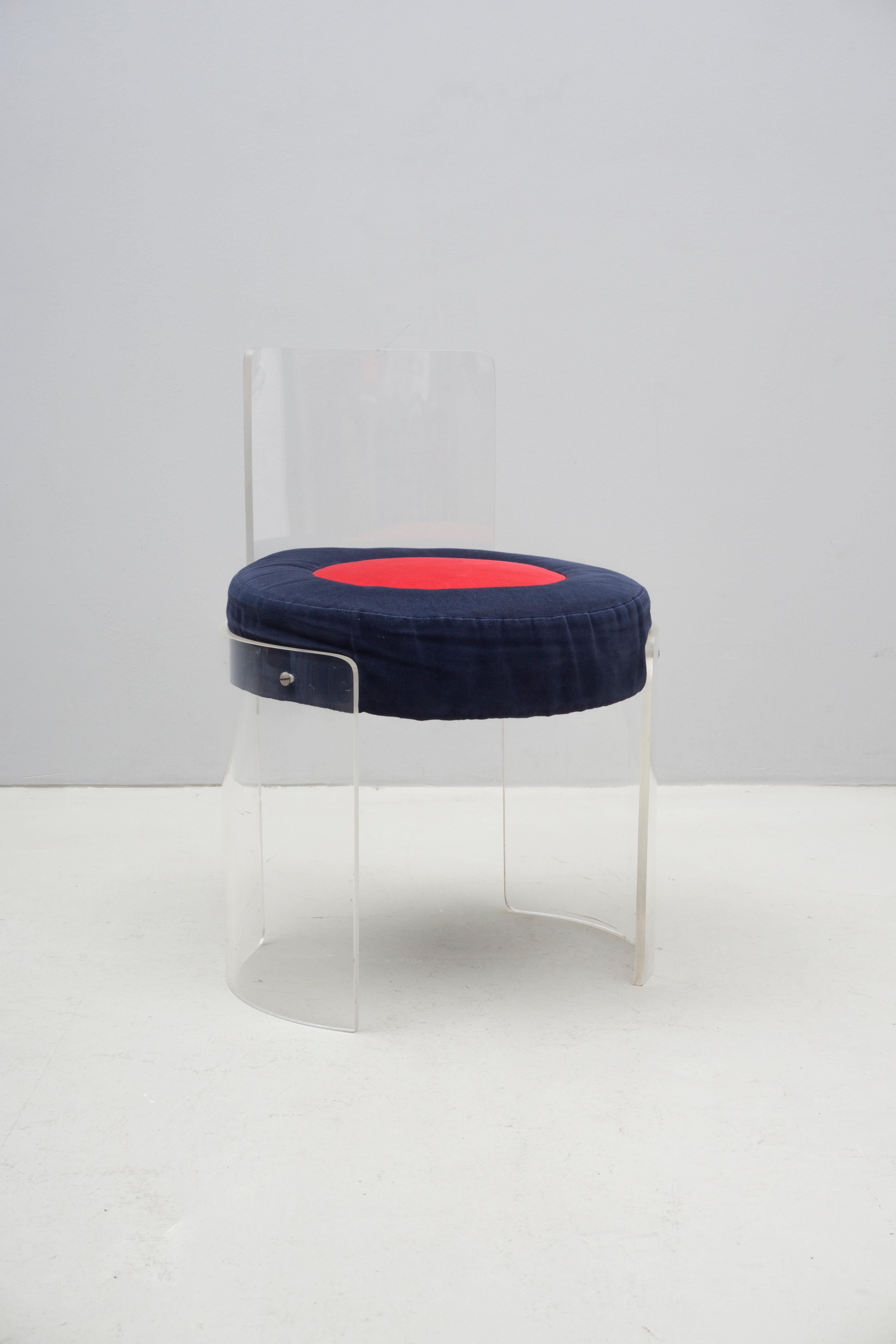 Plexiglas Chairs by Cesare Casati, Emanuele Ponzio, 1968 at 1stDibs