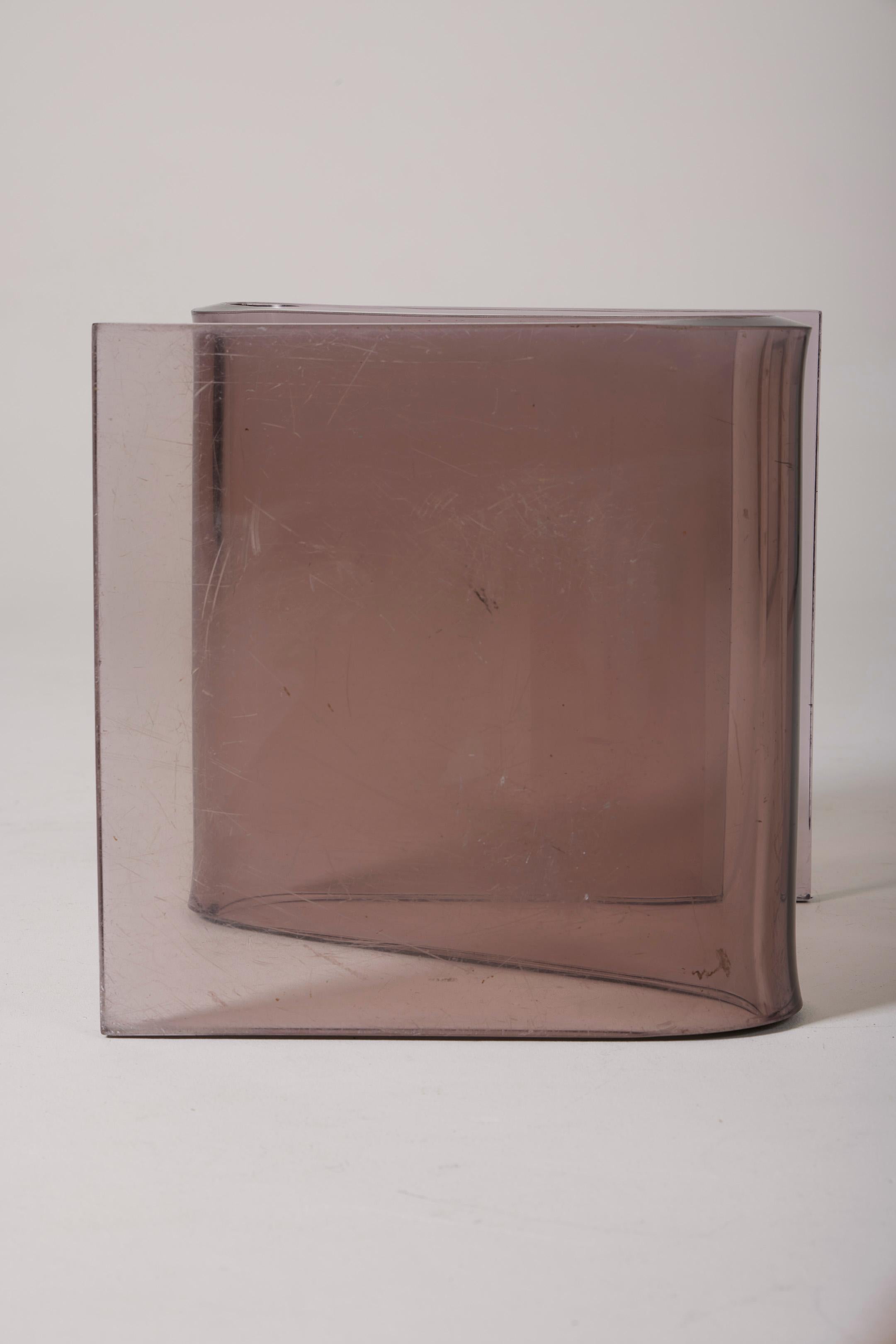 Plexiglas stool by François Arnal For Sale at 1stDibs