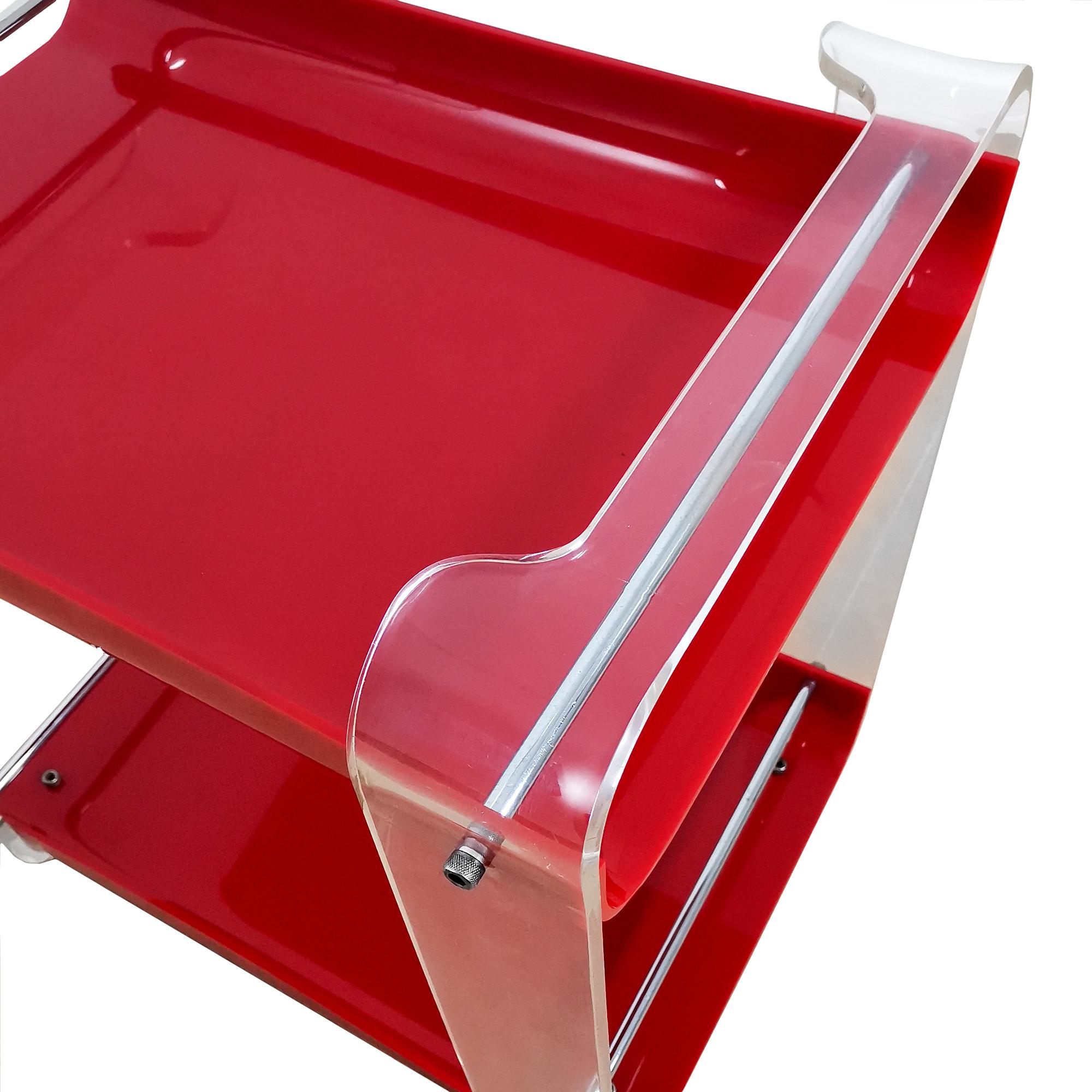 Plexiglass Cart, Spain, 1970 at 1stDibs
