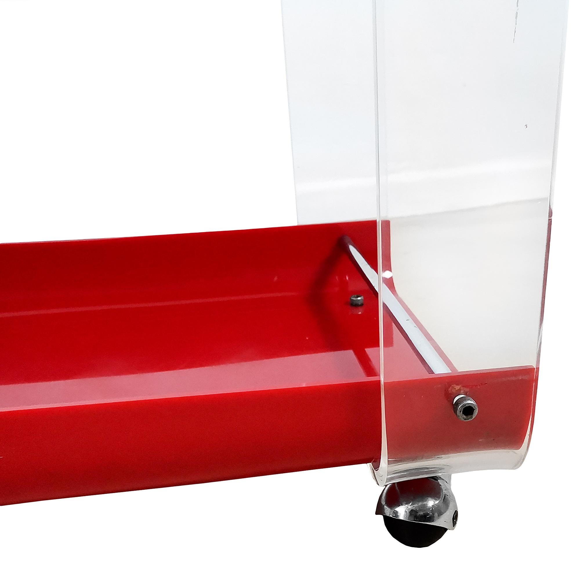 Plexiglass Cart, Spain, 1970 at 1stDibs