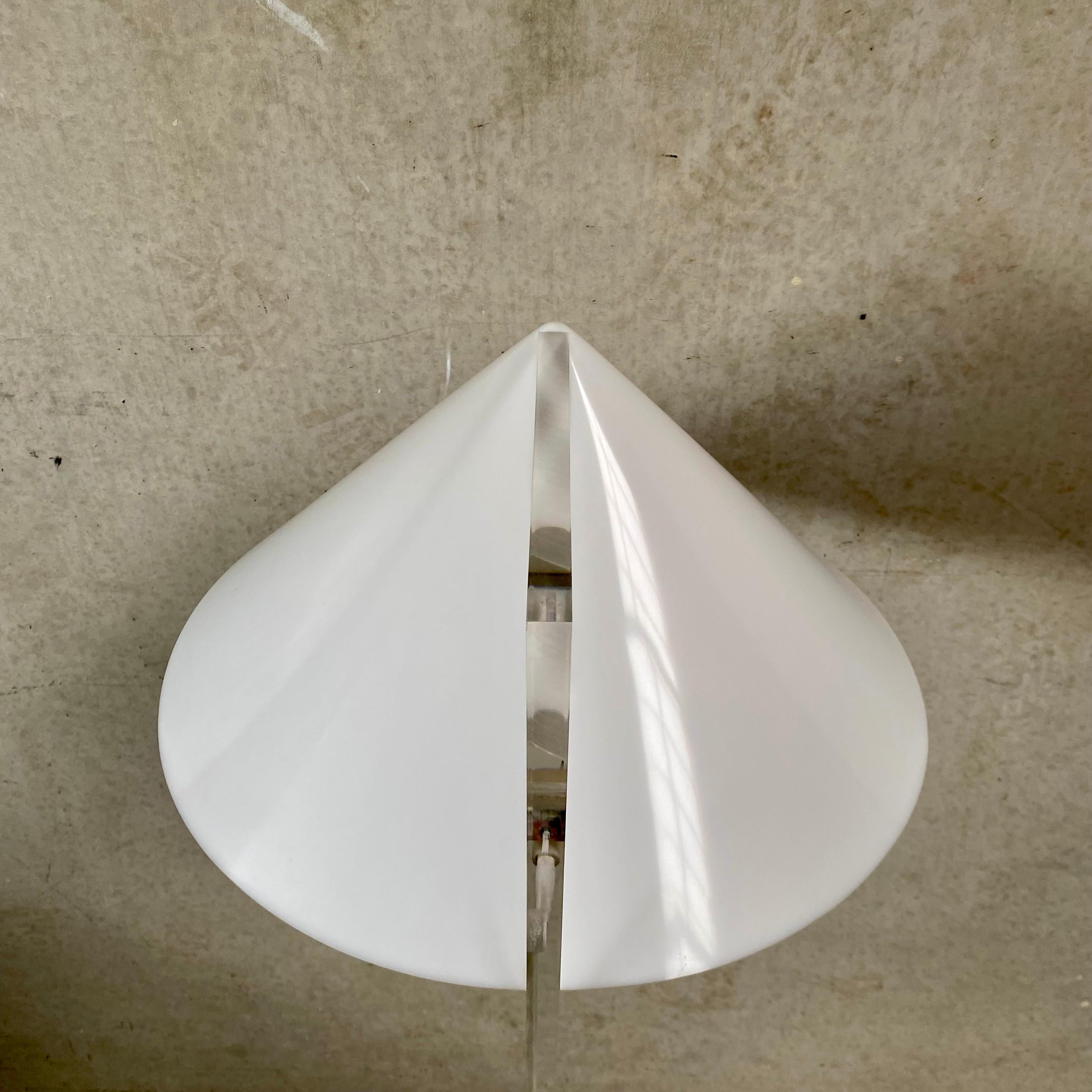 Plexiglass Floor Lamp 'Cone' by Harco Loor Haarlem, Netherlands 1970s ...