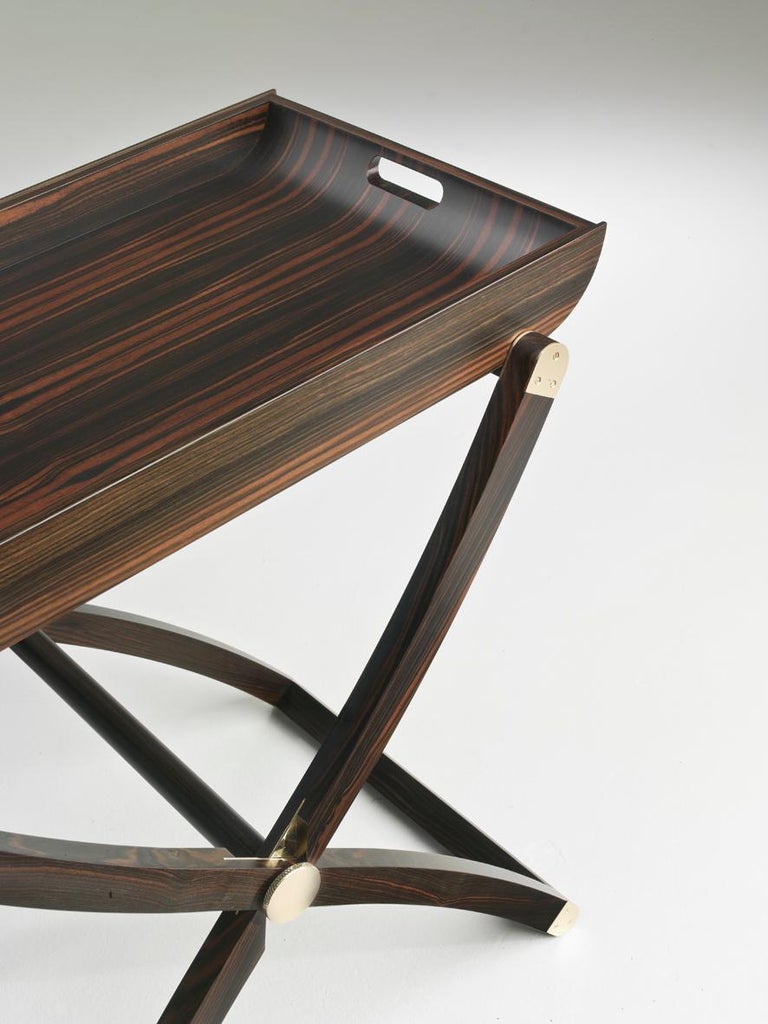 Plie Ebony Folding Coffee Table contemporary design by Giordano Viganò ...