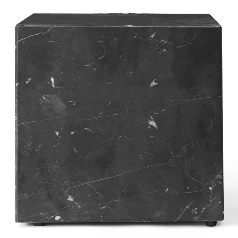 Plinth, Cubic, Black Marble at 1stDibs