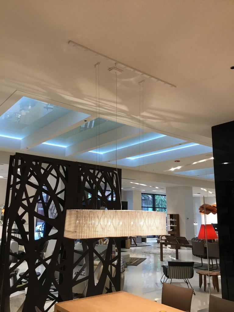 Plisse Width Adjusting Suspension Lamp by Inga Sempe for Luceplan For ...