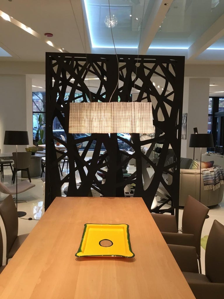 Plisse Width Adjusting Suspension Lamp by Inga Sempe for Luceplan For ...