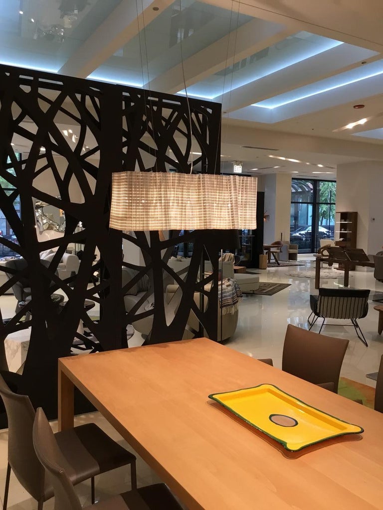 Plisse Width Adjusting Suspension Lamp by Inga Sempe for Luceplan For ...