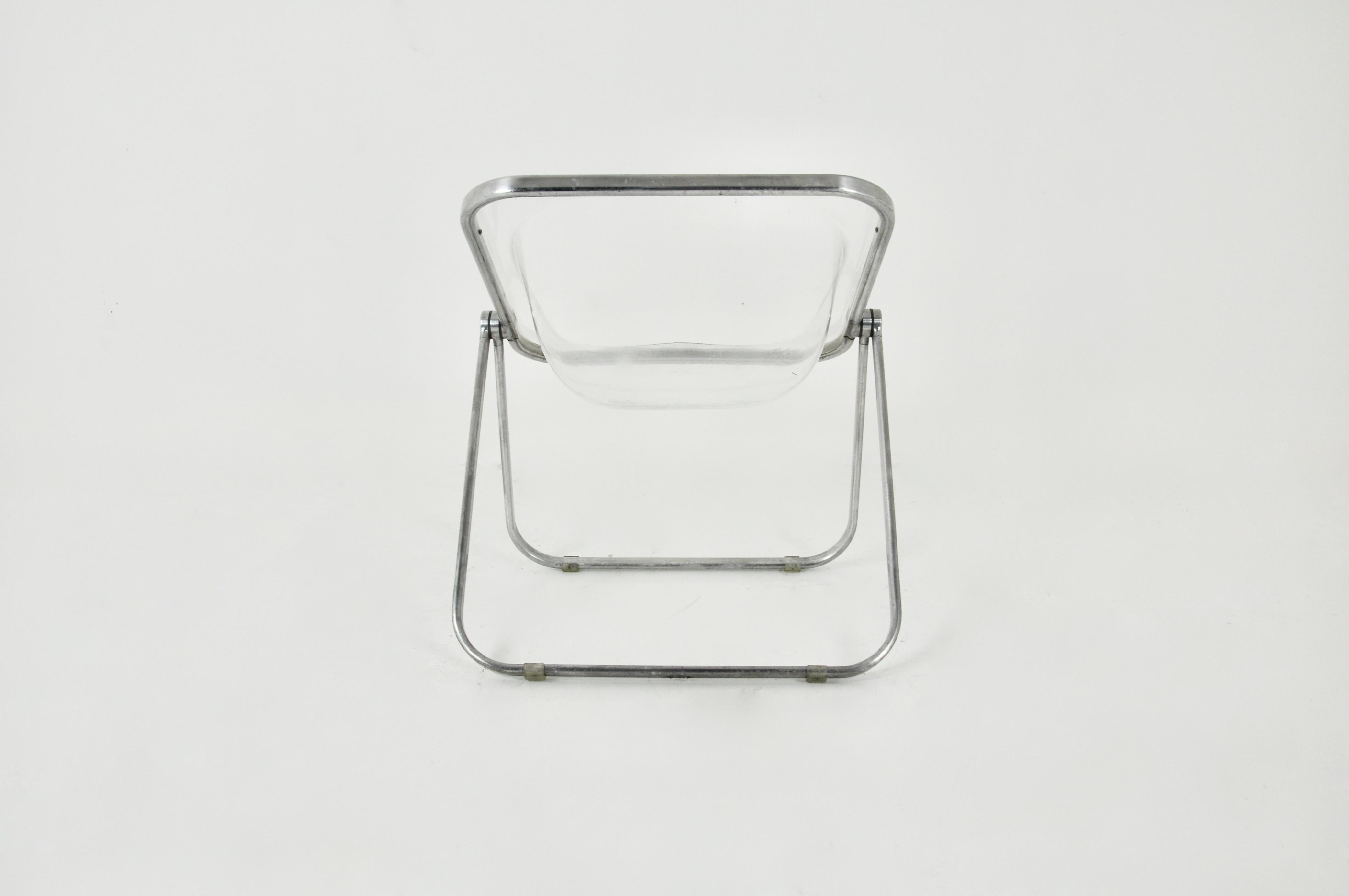 Plona Armchair by Giancarlo Piretti for Castelli 1970S For Sale at 1stDibs