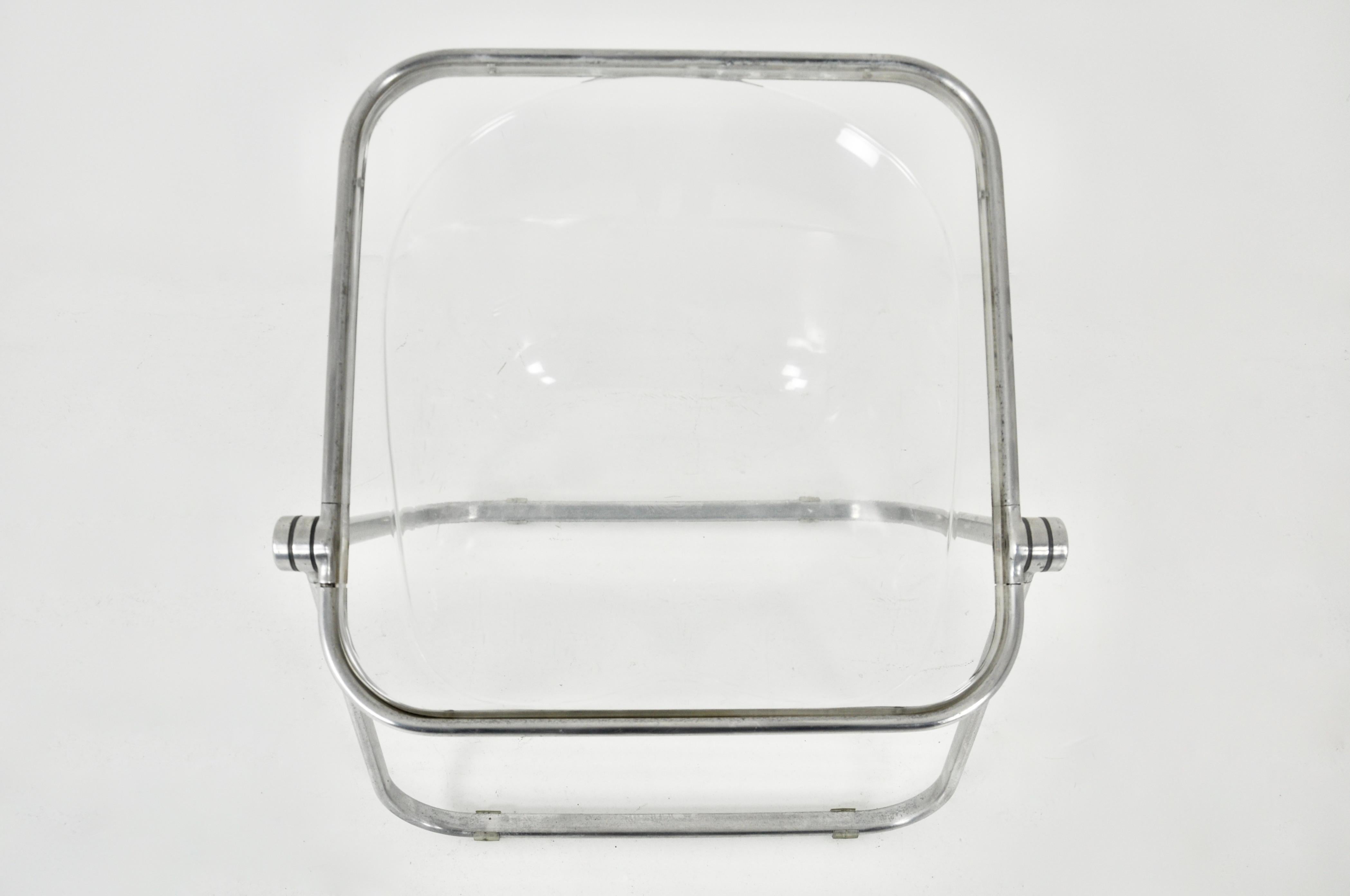 Plona Armchair by Giancarlo Piretti for Castelli 1970S For Sale at 1stDibs