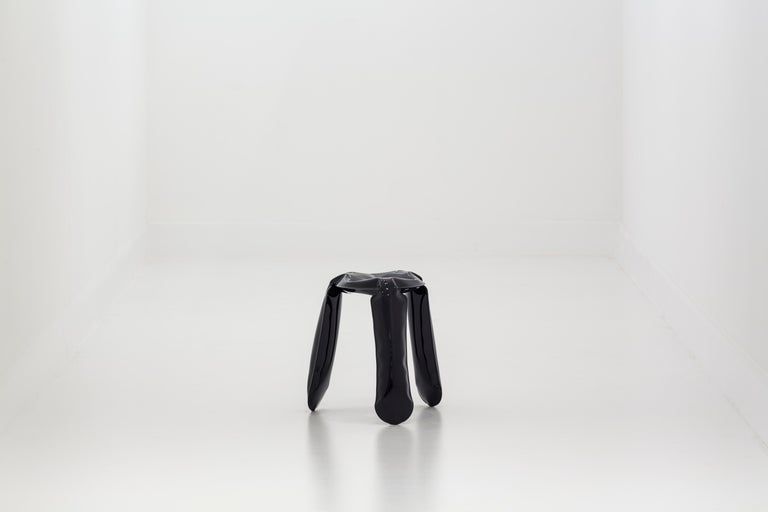 Plopp Stool Black, Carbon Steel 'Standard' For Sale at 1stDibs