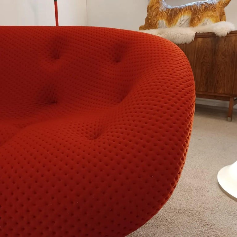 "Ploum" red Sofa by R. and E. Bouroullec for Ligne Roset For Sale at ...
