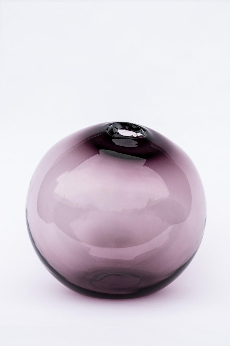 Plum Float Vessel 20 by Sklo For Sale at 1stDibs
