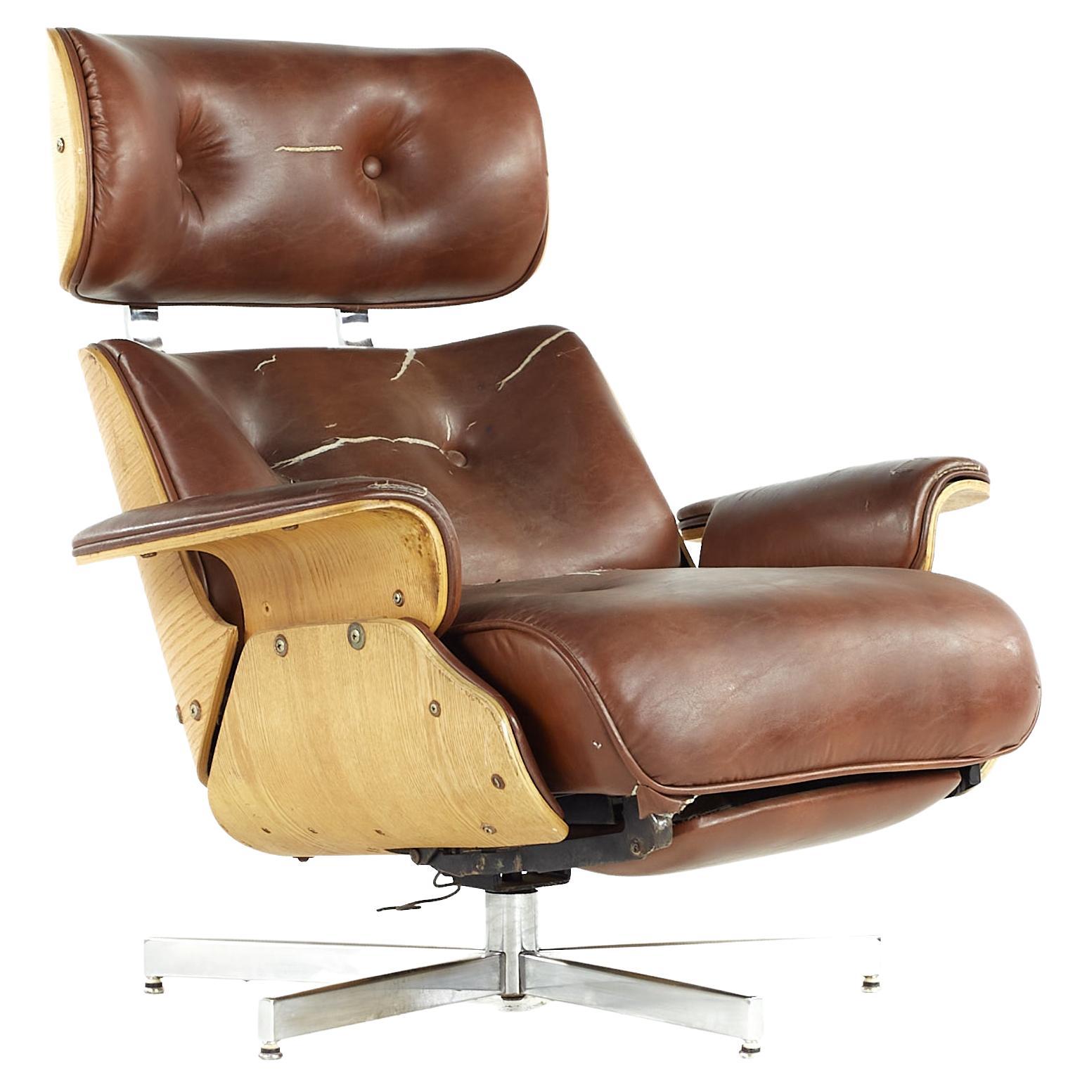 Plycraft Mid-Century Modern Reclining Lounge Chair at 1stDibs