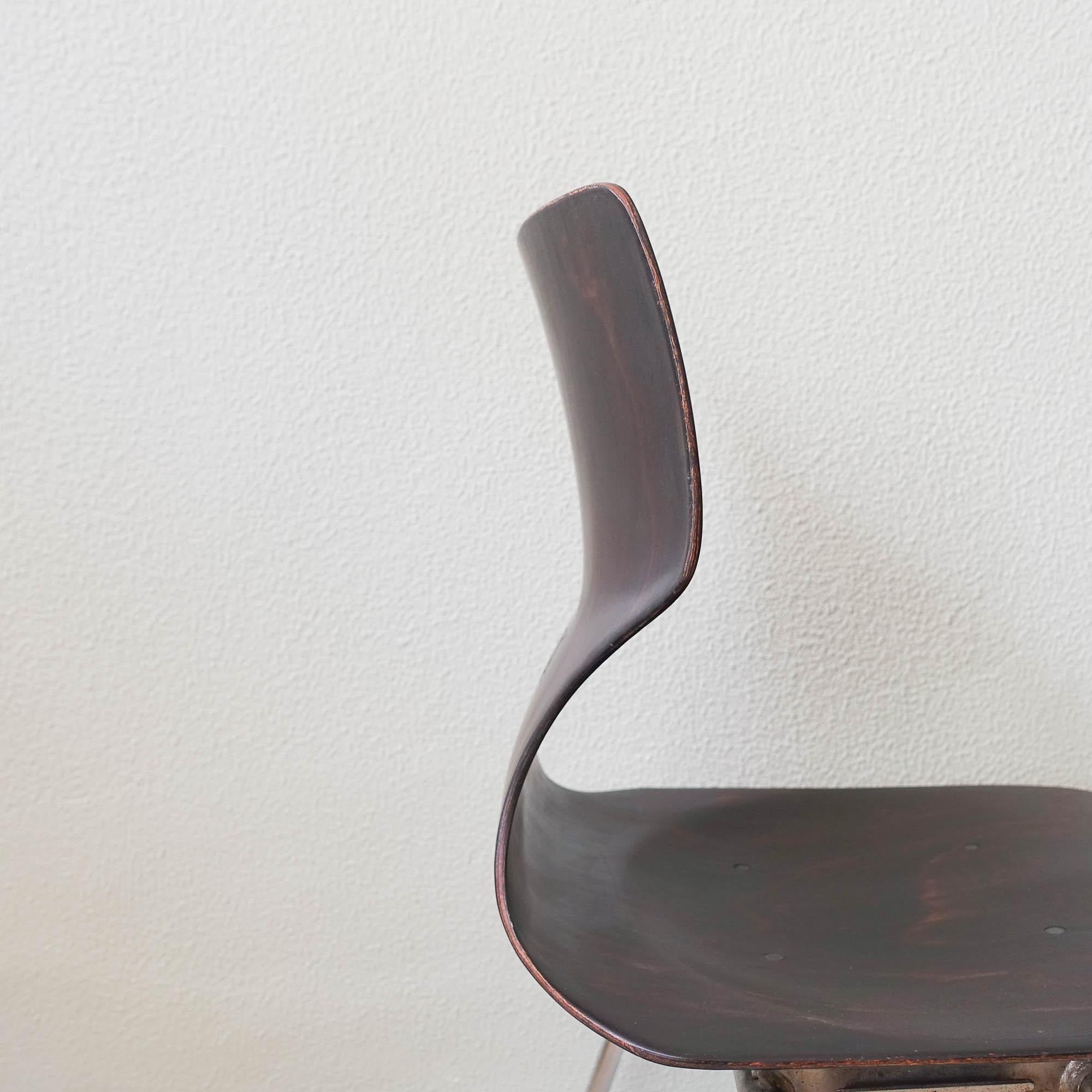 Plywood Midcentury Sculpted Chairs by Adam Stegner for Pagholz Flotötto ...