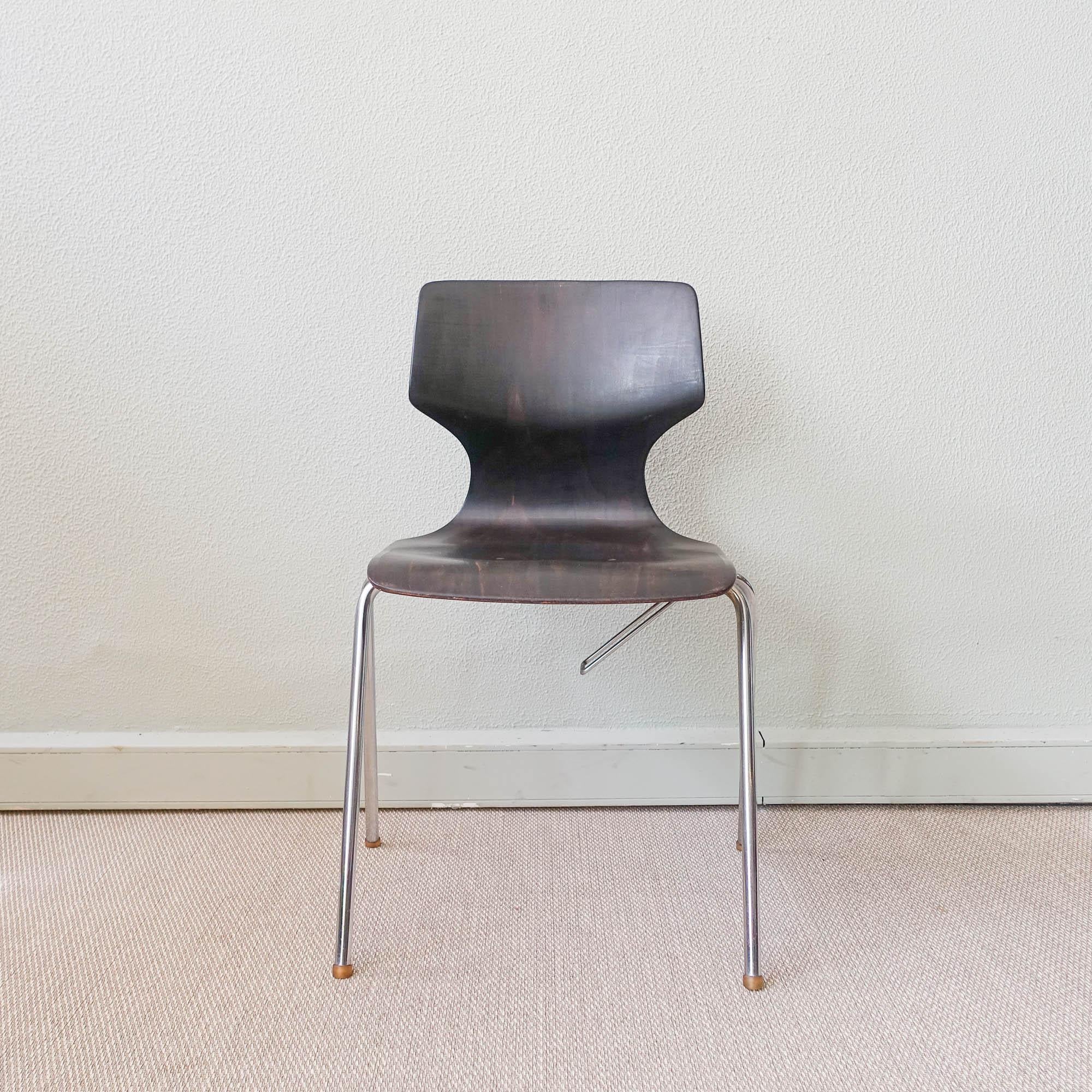 Plywood Midcentury Sculpted Chairs by Adam Stegner for Pagholz Flotötto ...