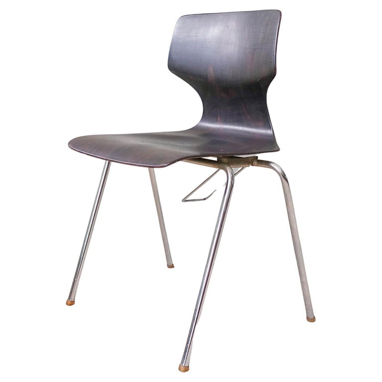 Plywood Midcentury Sculpted Chairs by Adam Stegner for Pagholz Flotötto ...