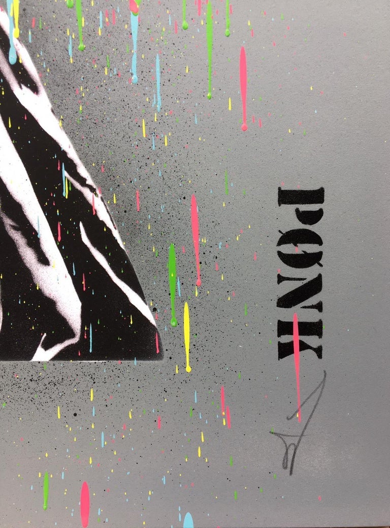 PØNK - Spray for Love - Grey Edition by PONK (Street Art), 2021 For ...
