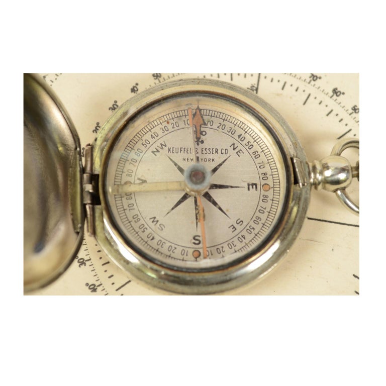 Pocket Compass for a US Army Officers Signed Keuffel and Esser Co NY ...