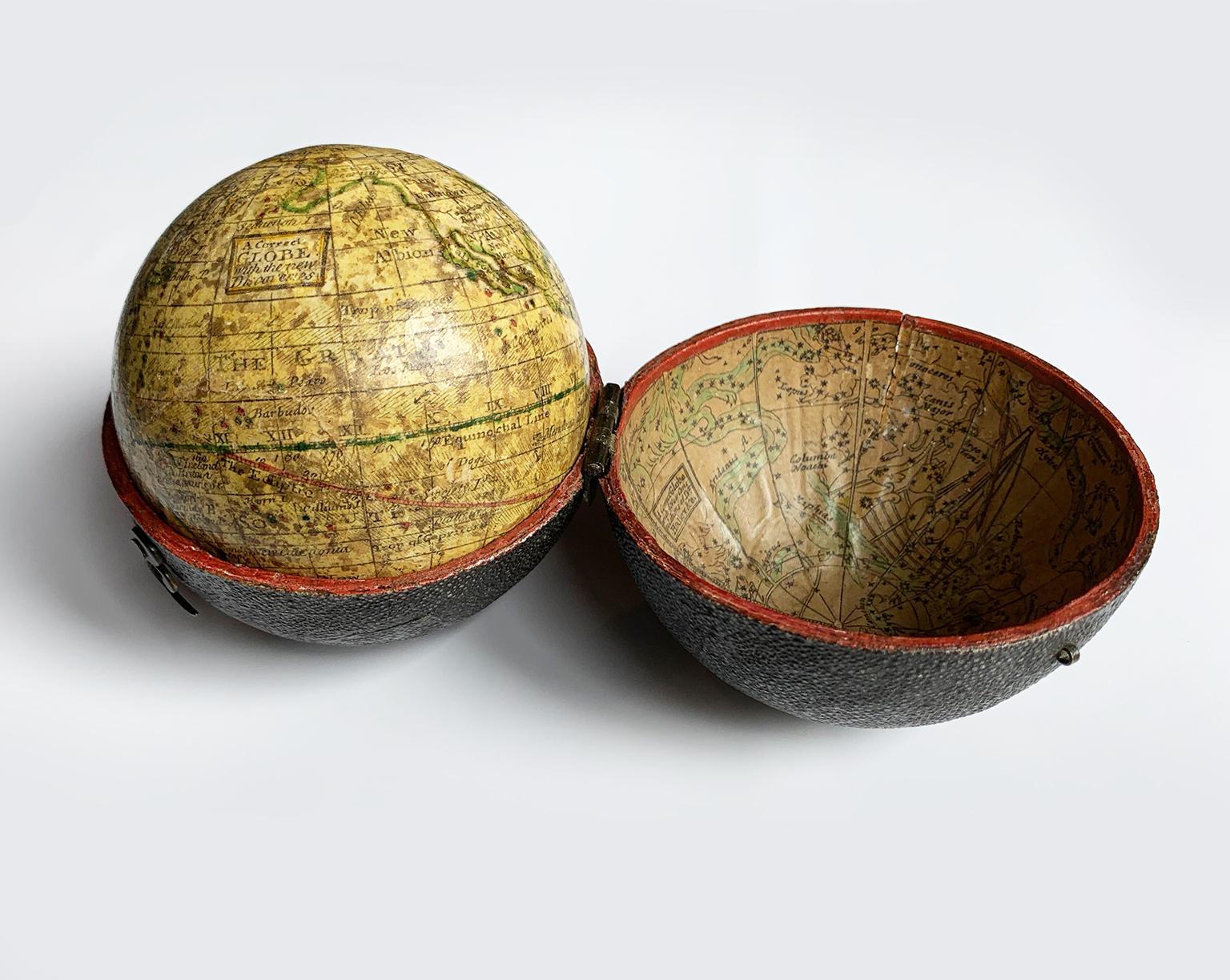 English Pocket Globe, London, Circa 1775-1798 For Sale at 1stDibs