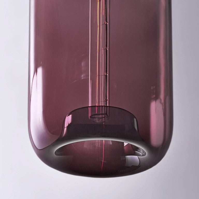 Pod Smoke Handblown Modern Glass Pendant Light, Made in the USA For ...