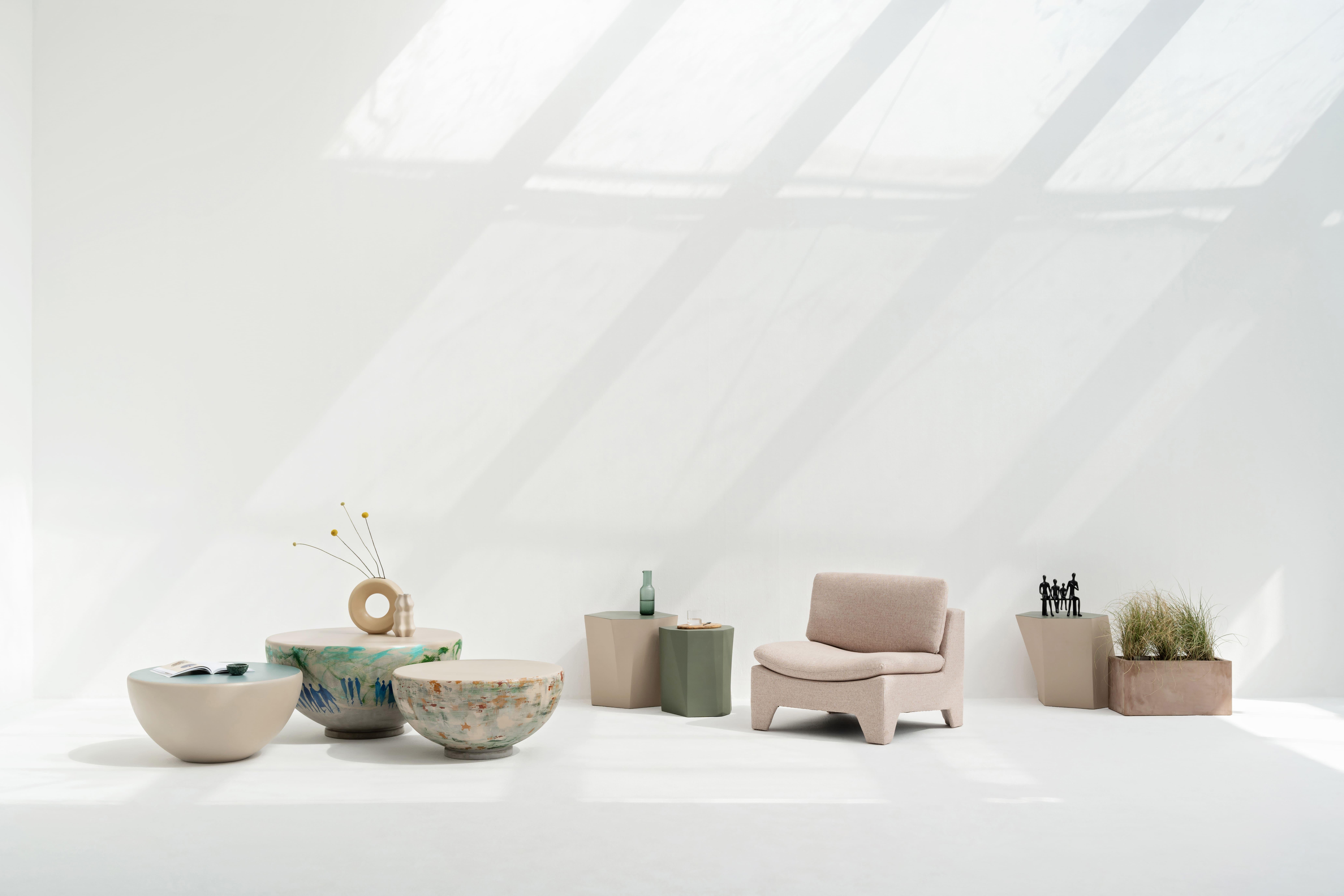 'Poetic' a Lightweight Concrete Coffee Table For Sale at 1stDibs