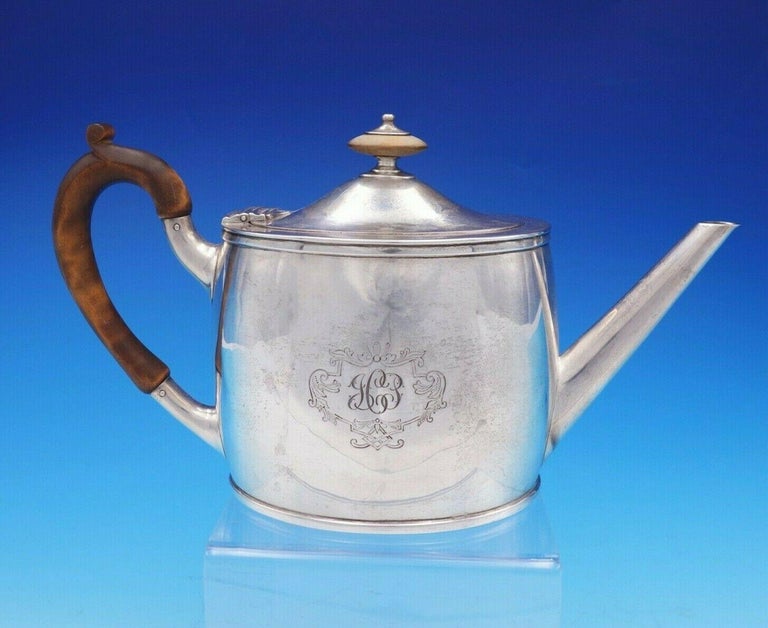 Pointed End by Arthur Stone Sterling Silver Tea Set 6-Piece Arts and ...