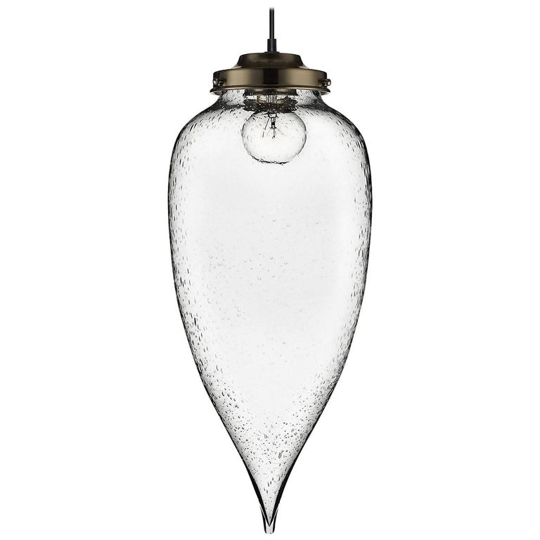 Pointelle Grand Effervescent Handblown Modern Glass Pendant Light For ...