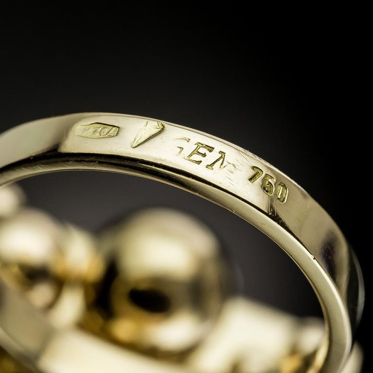 Pol Bury 18 Karat Kinetic Ring at 1stDibs