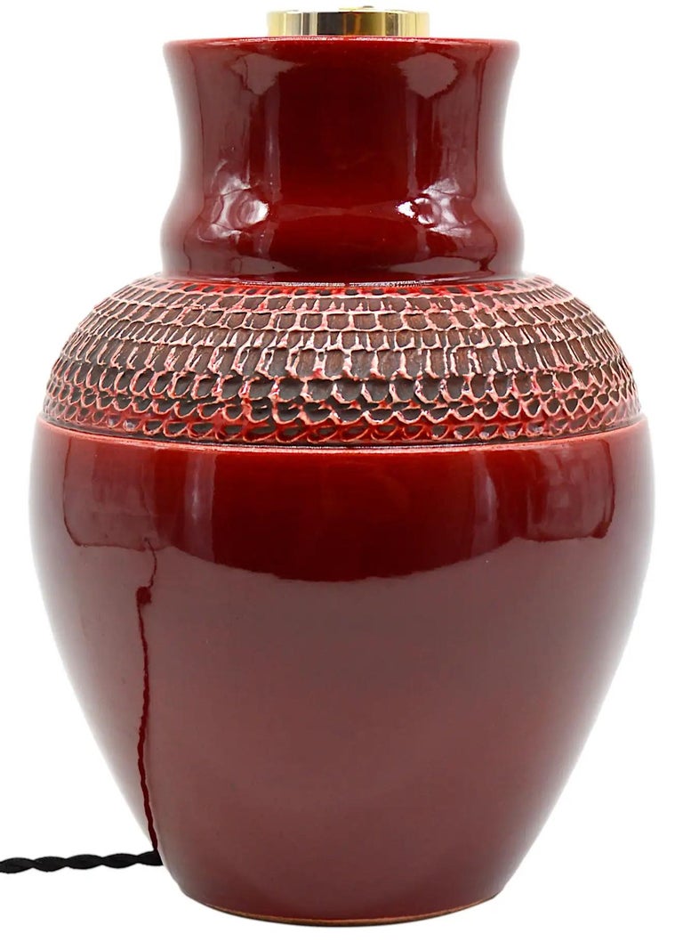 Pol Chambost French Mid-Century Table Lamp, 1950s For Sale at 1stDibs