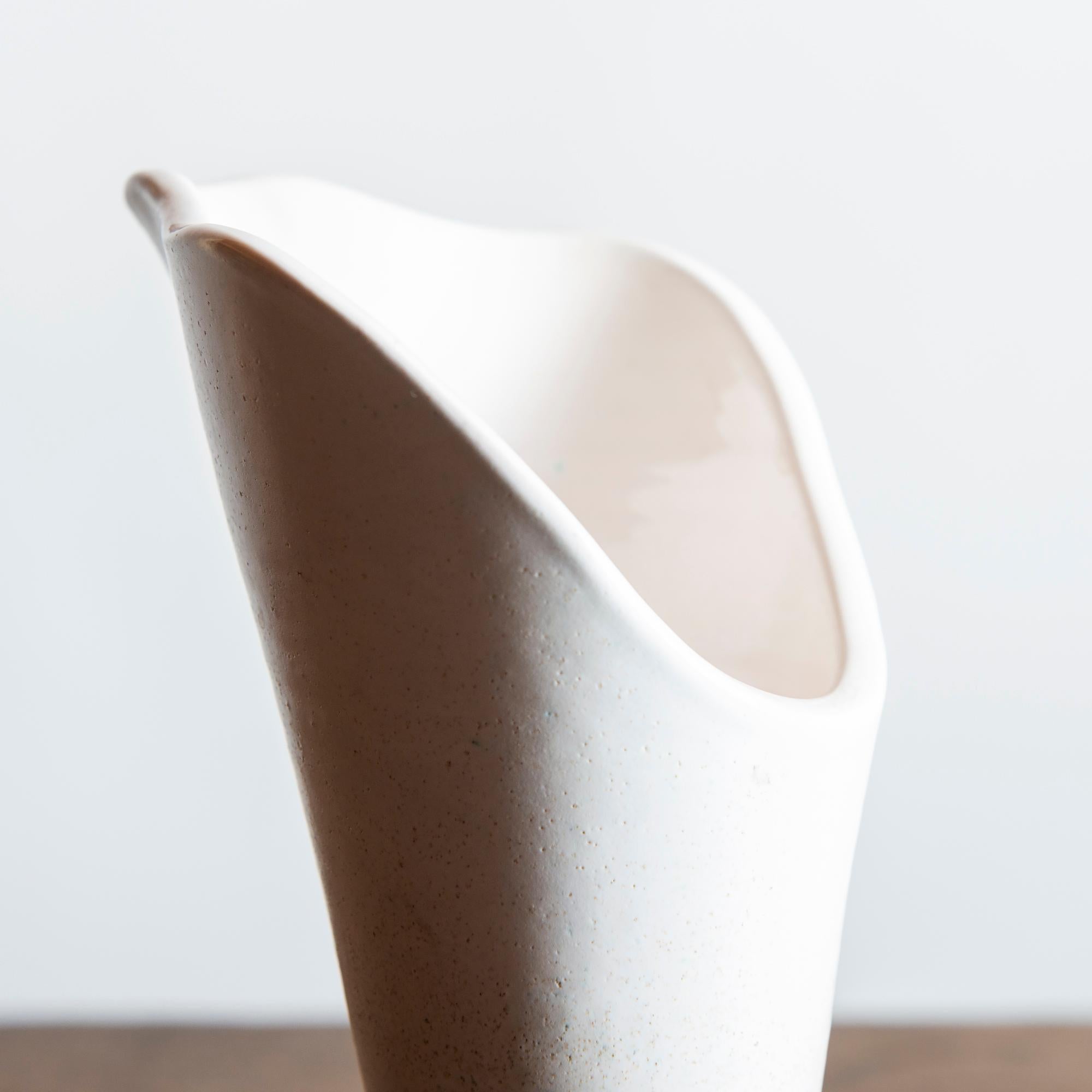 Pol Chambost Glazed Earthenware Vessel, France, 1950s For Sale at 1stDibs