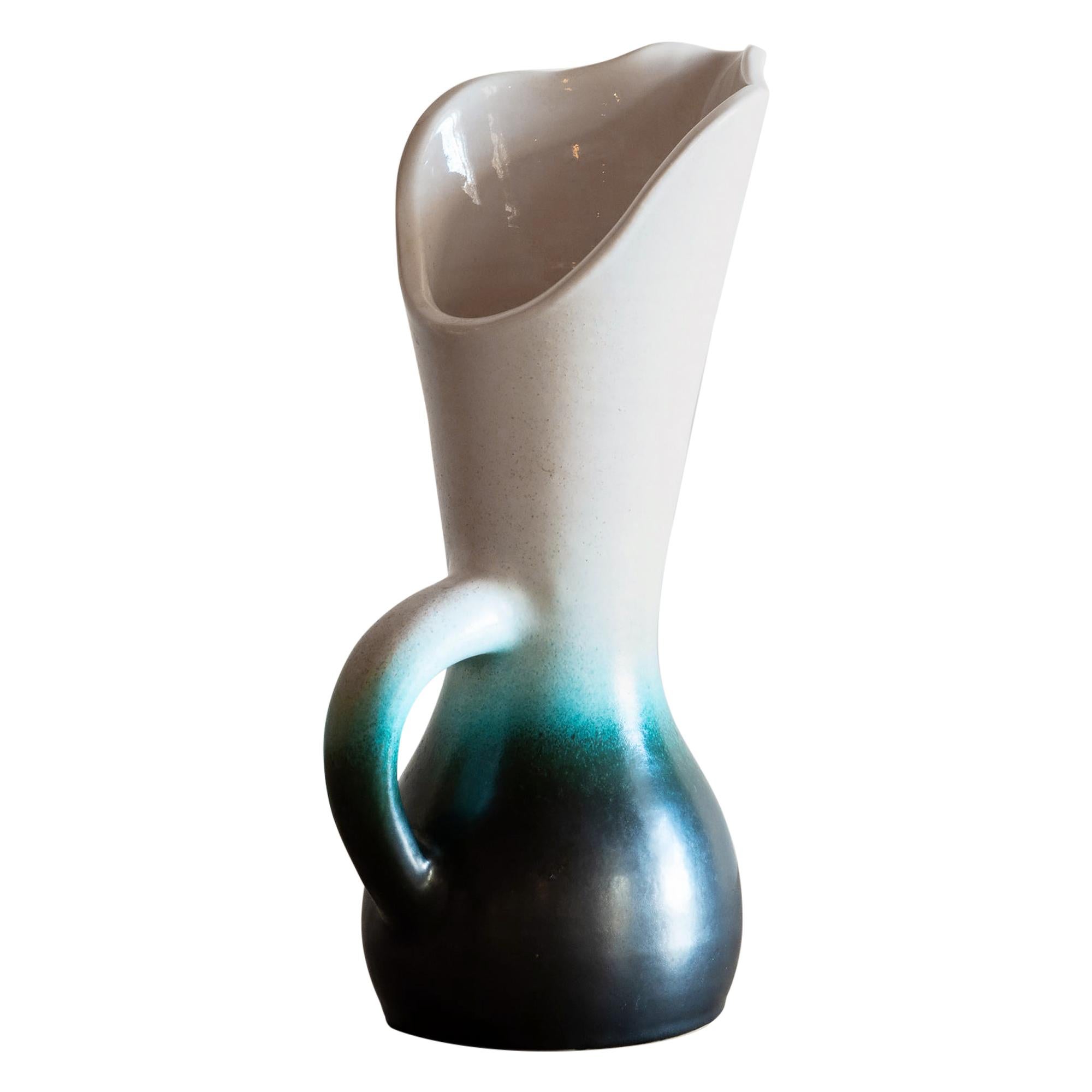 Pol Chambost Glazed Earthenware Vessel, France, 1950s For Sale at 1stDibs