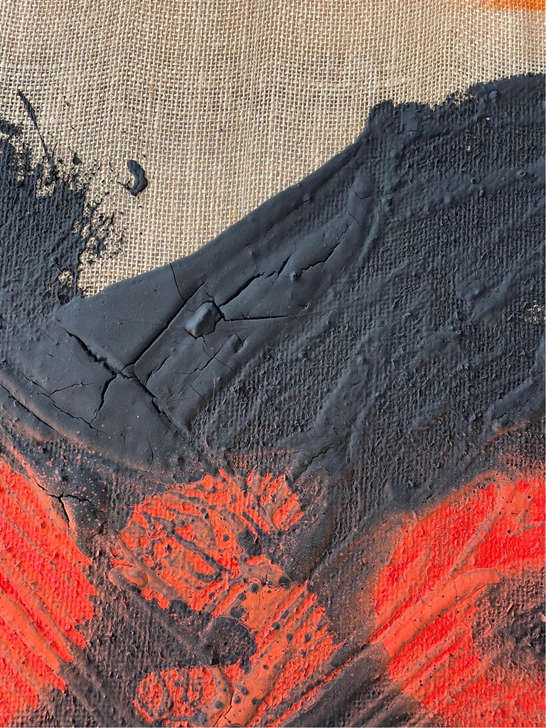 Pol Vans - CONTEMPORARY Abstract Text and dark Colours by Artist Pol ...